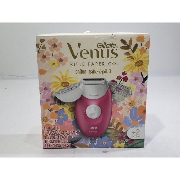 gillette | Bath & Body | Gillette Venus Rifle Paper Co Braun Silk Epil ...
